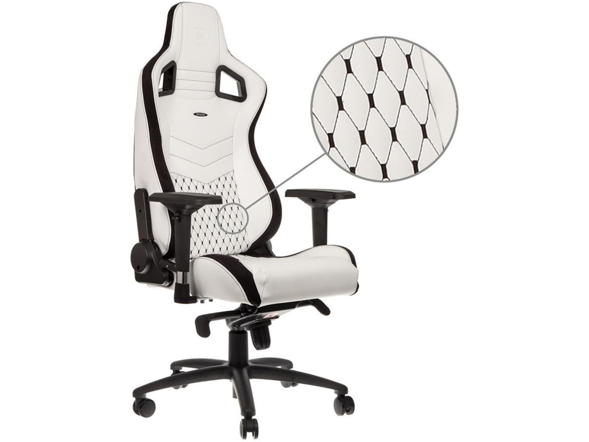 noblechairs EPIC Gamingstol Vit - Komplett.se
