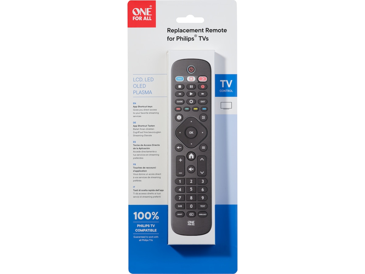 One For All URC 4913 Fjärrkontroll till Philips - Fjärrkontroller ...