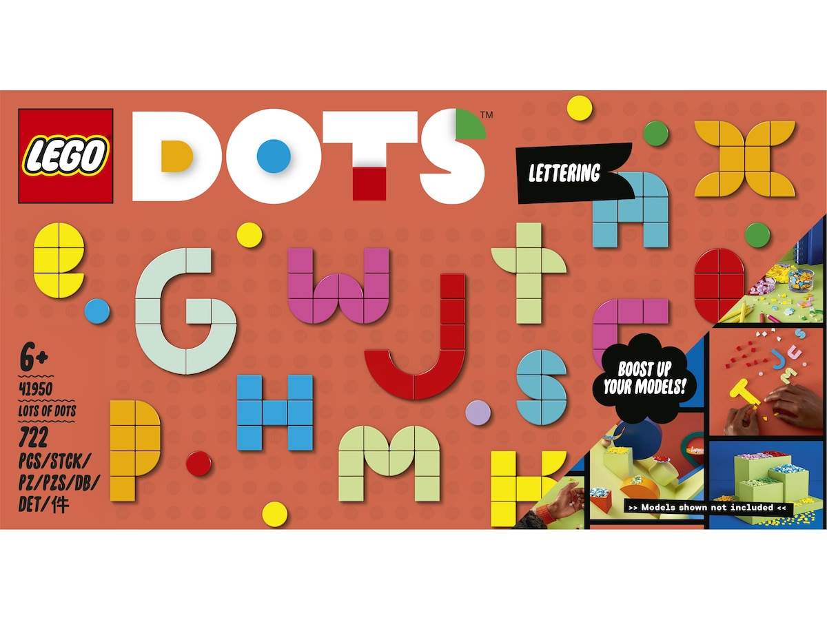 LEGO Massor av DOTS - bokstäver 41950 - LEGO - Komplett.se