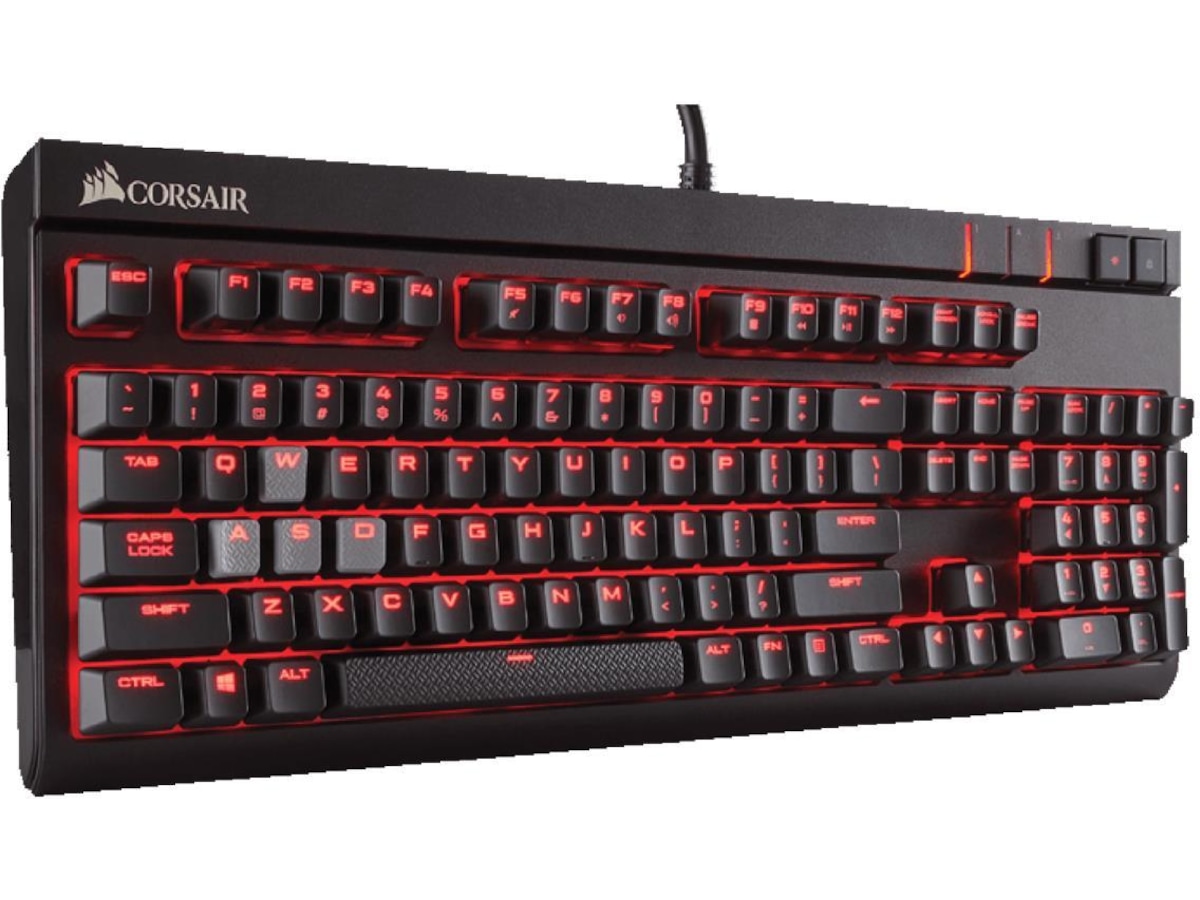 Corsair Gaming Strafe Tangentbord Röd - Komplett.se