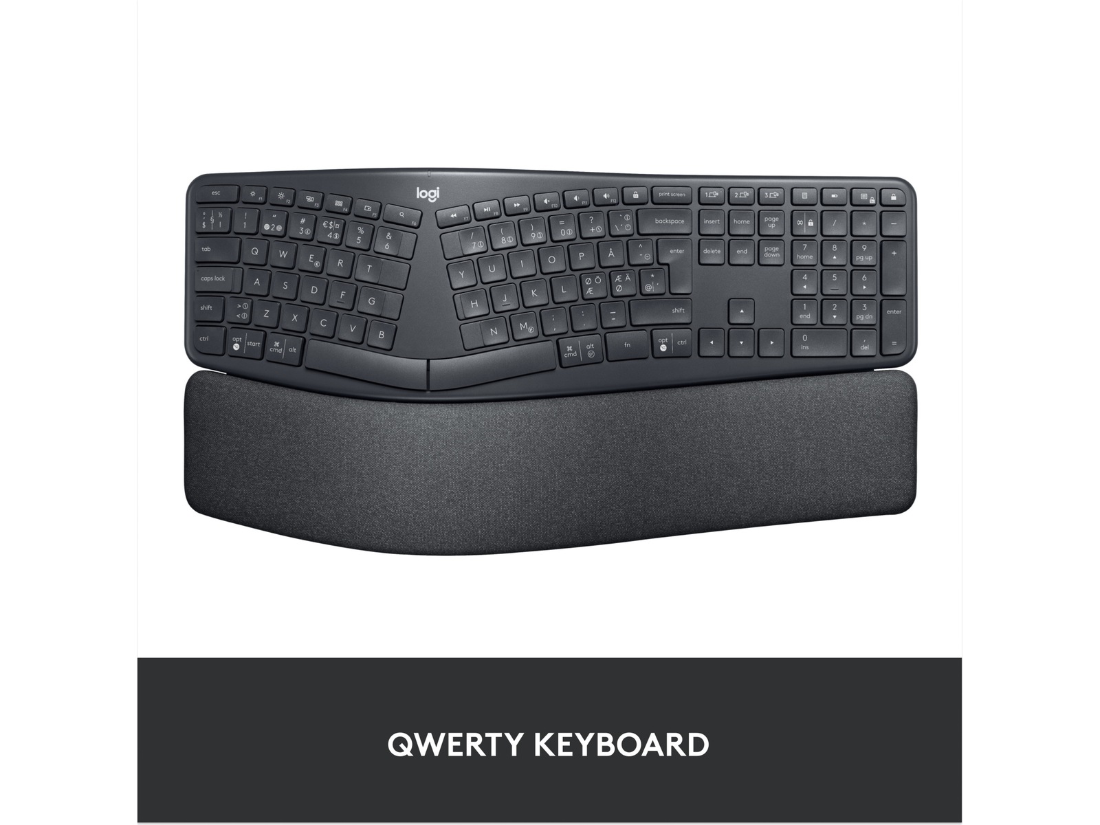 Logitech ERGO K860 Trådlös Tangentbord - Tangentbord - Komplett.se