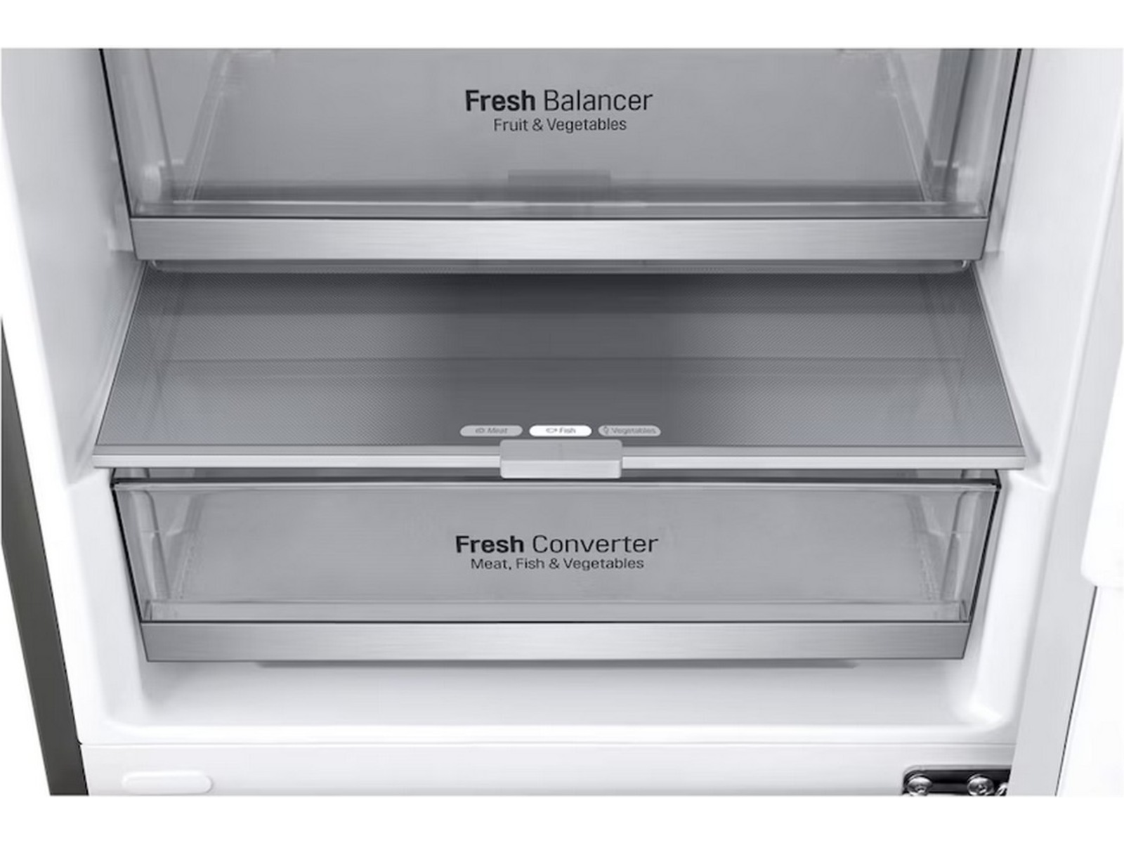 LG GBB72PZDMN Kombiskap (stål) 2pk - Kyl & frys kombiskåp - Komplett.se