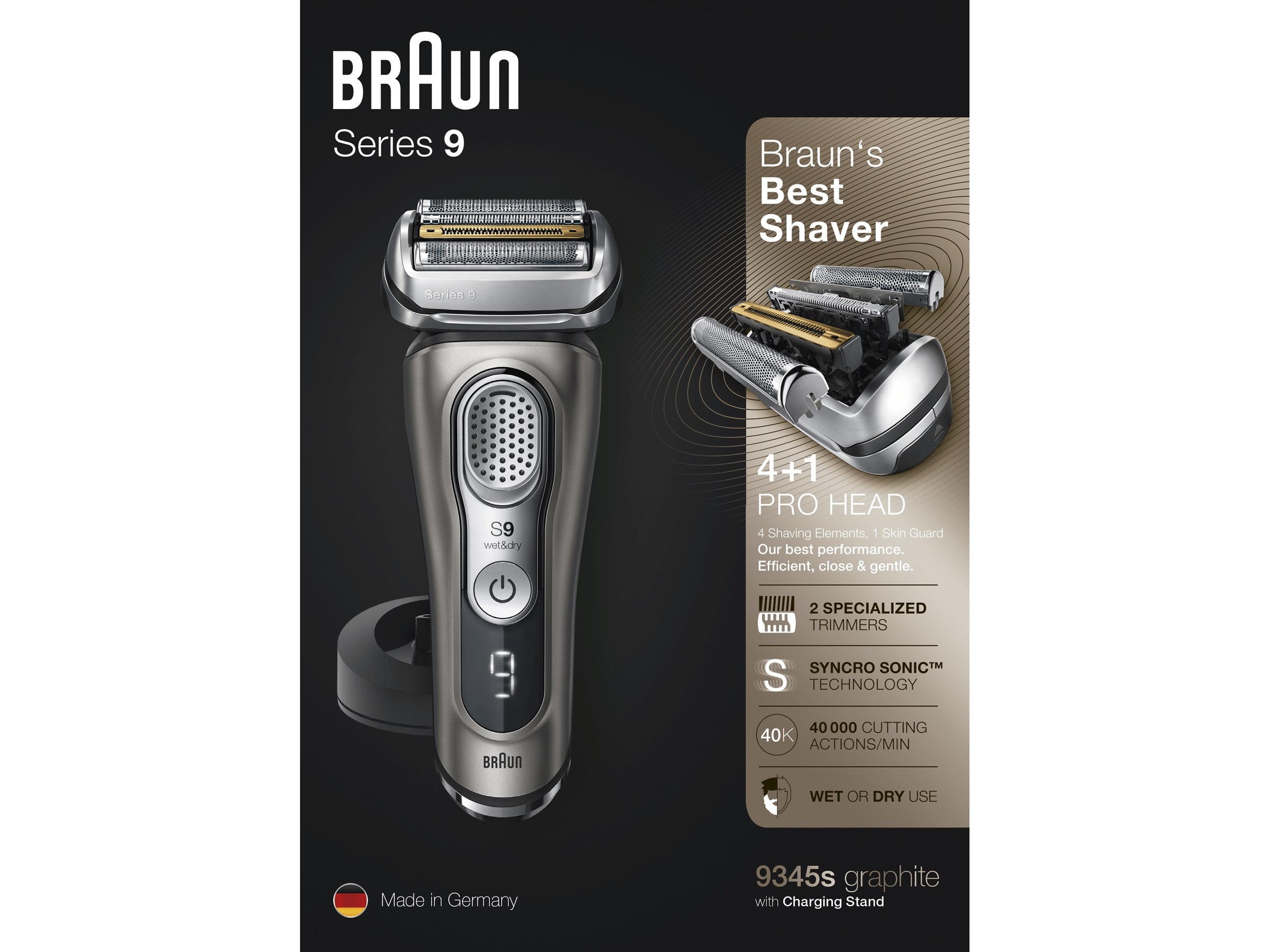 Braun rakapparat Series 9- 9345S - Komplett.se