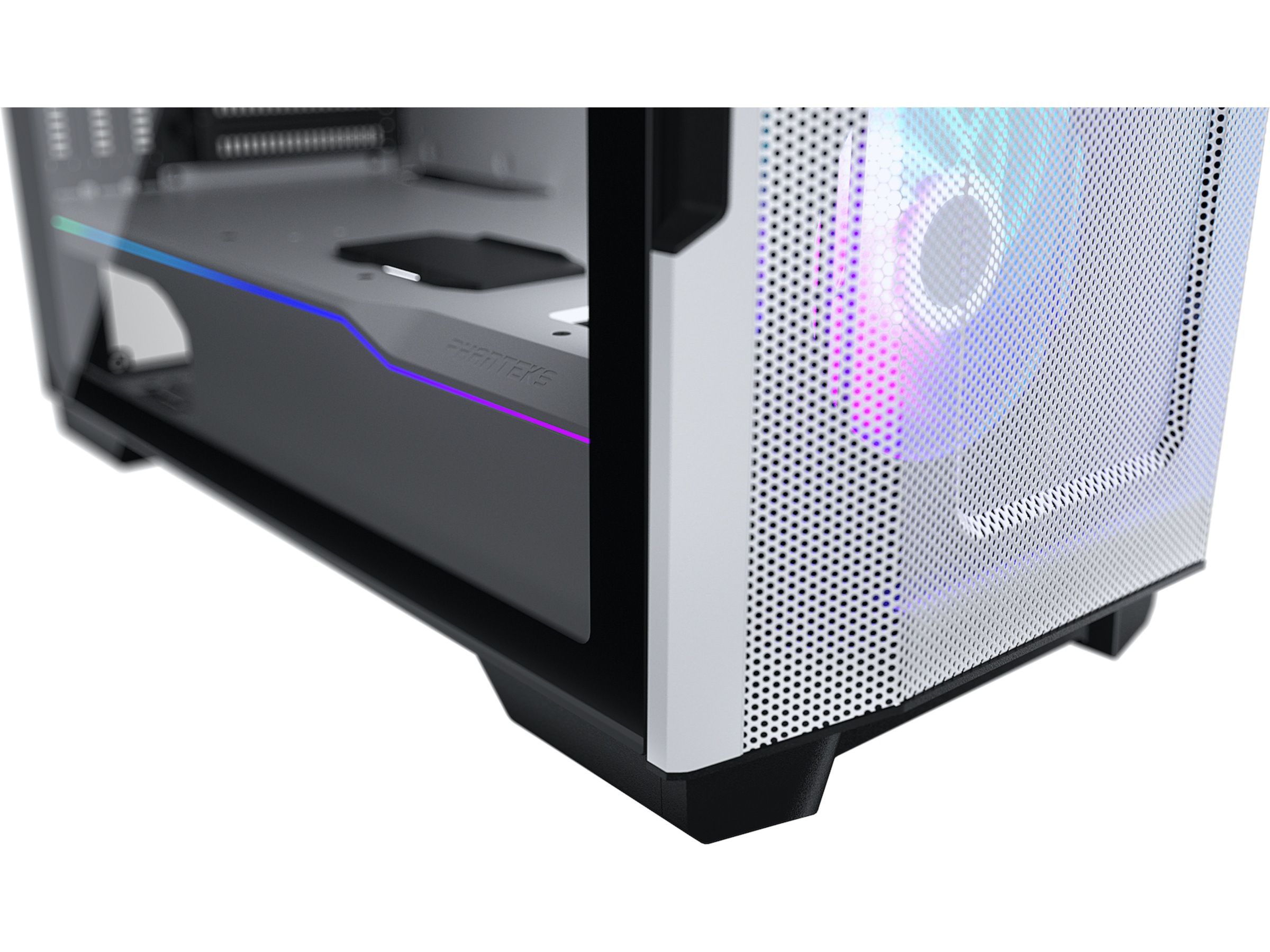 Phanteks Eclipse P500 Air ATX Case, Tempered Glass,DRGB, Glacier White ...