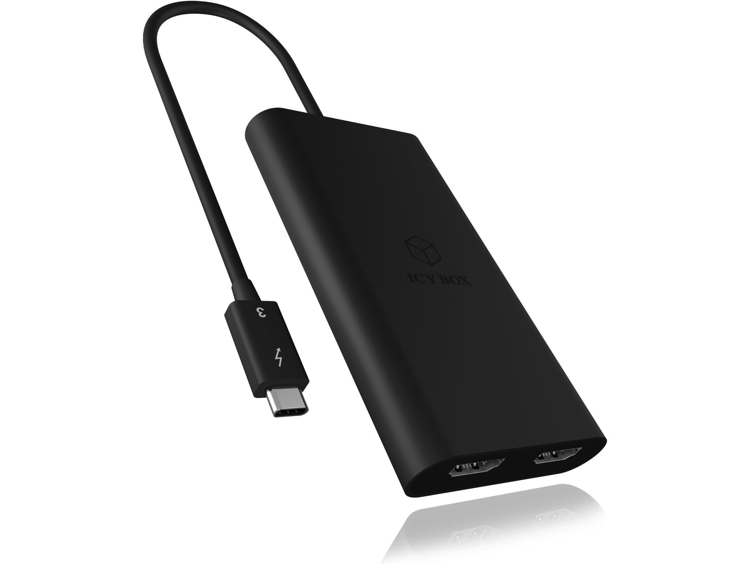 ICY BOX Thunderbolt 3 - HDMI splitter - Komplett.se