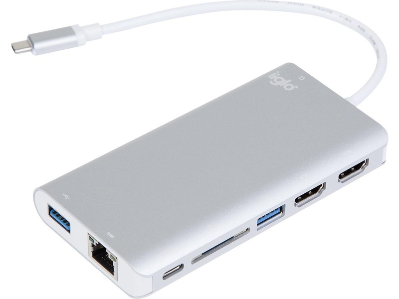 iiglo USB-C Multiport Dual Screen Dock - Komplett.se